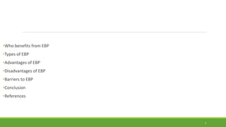 Evidence based practice | PPTX