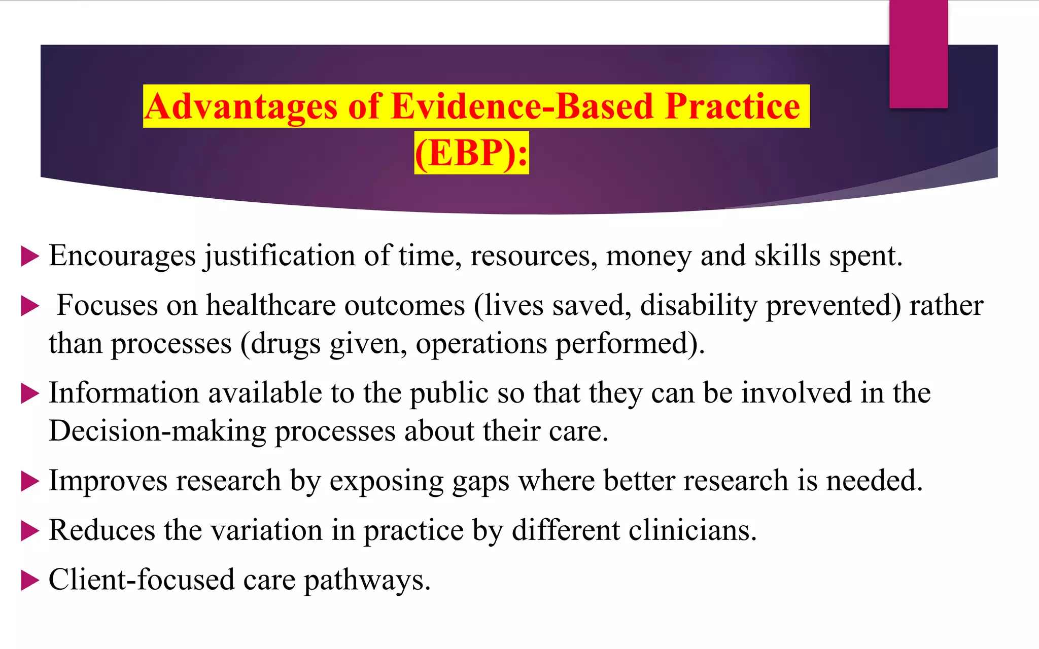 Evidence based practice | PDF