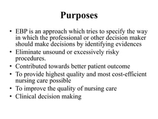 Evidence based practice | PPTX