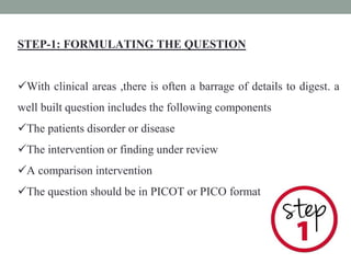 Evidence based practice | PPTX