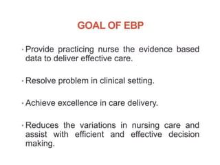 EVIDENCE based practice(research methodology).ppt