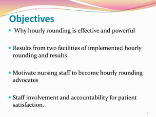 Evidence based practice hourly rounds power point better | PPTX