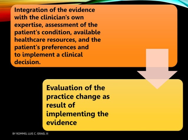 The Evidence-Based Practice in Nursing (EBP) | PPTX | Healthcare ...