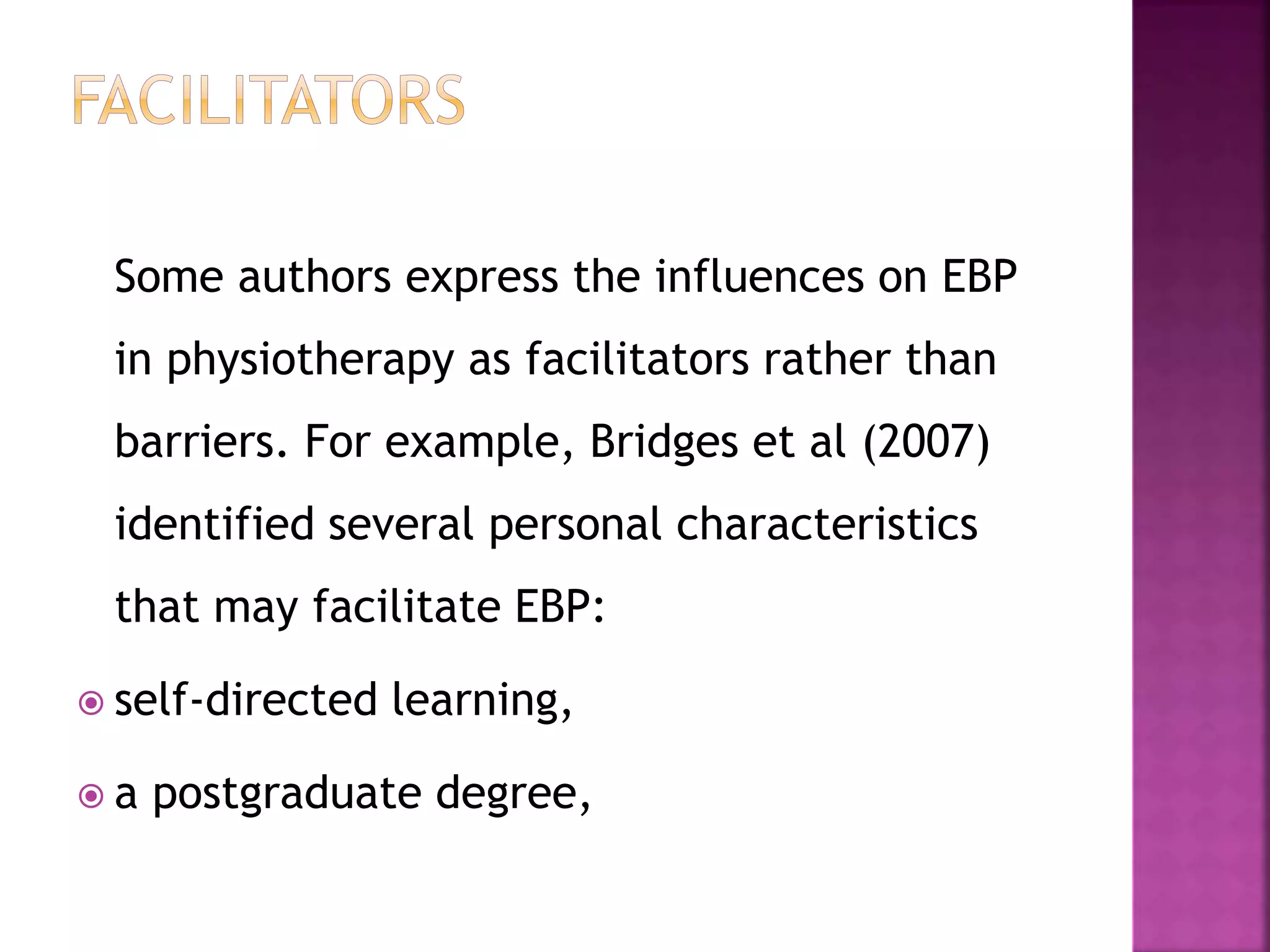 Evidence based practice in physiotherapy.pptx