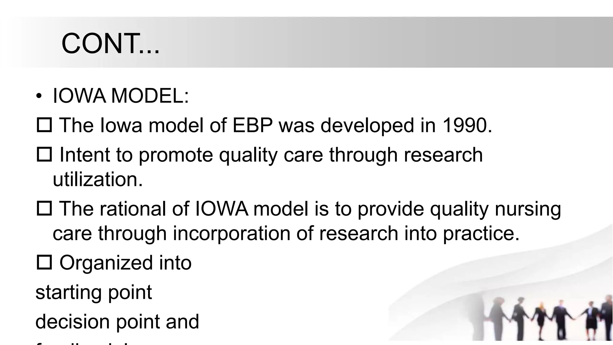 Evidence based practice model | PPTX