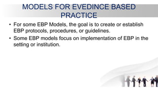 Evidence based practice model | PPTX