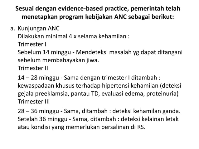 EVIDENCE BASED PRACTICE PADA PELAYANAN KEHAMILAN.ppt