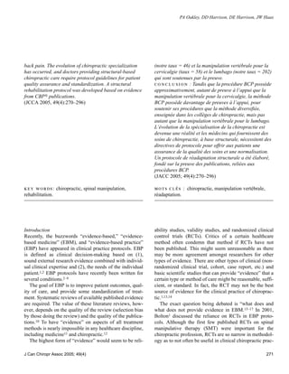 Evidence Based Protocol for Structural Rehab of Spine | PDF