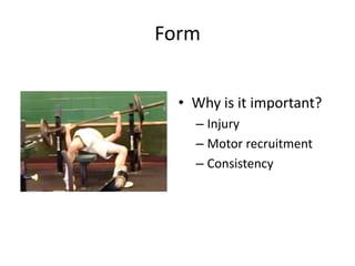 Evidence based resistance training recommendations | PPTX