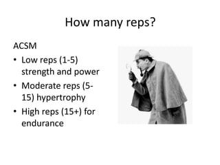 Evidence based resistance training recommendations | PPTX