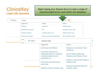 Evidence based sources ClinicalKey | PPT