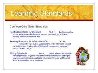 Evidence based writing powerpoint | PPTX