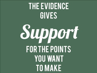 Evidence cards | PPT