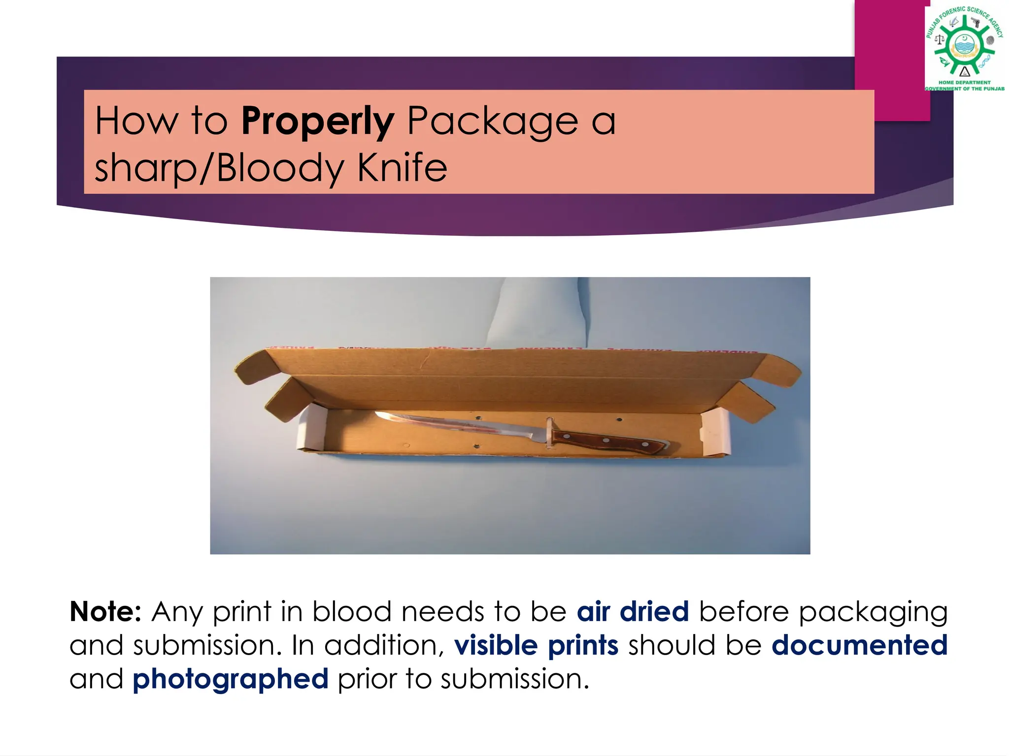 Evidence collection, packaging, Evidence collection, packaging | PPTX