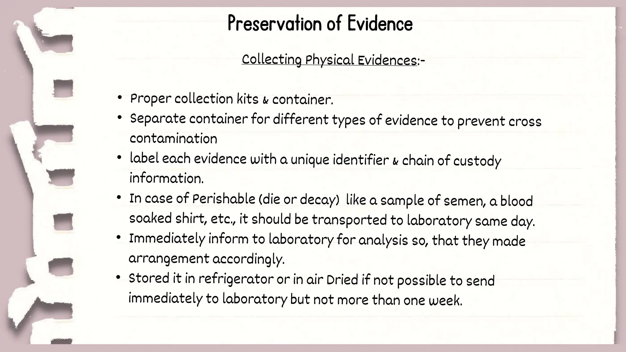 Evidence collection & Preservation .pptx