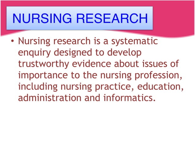 Evidenced based nursing practice | PDF