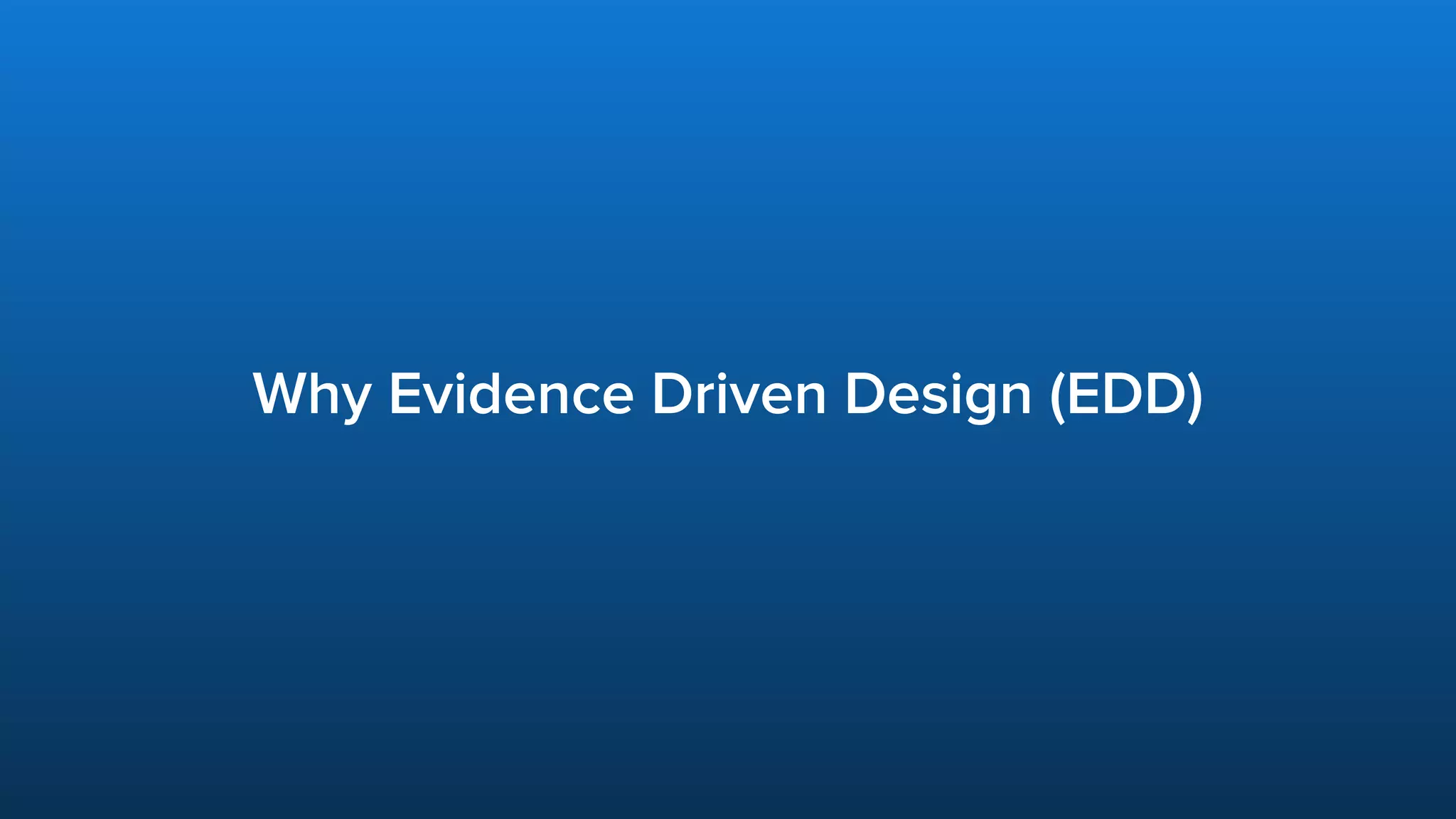 Evidence driven development - a lean methodology to product development | PDF