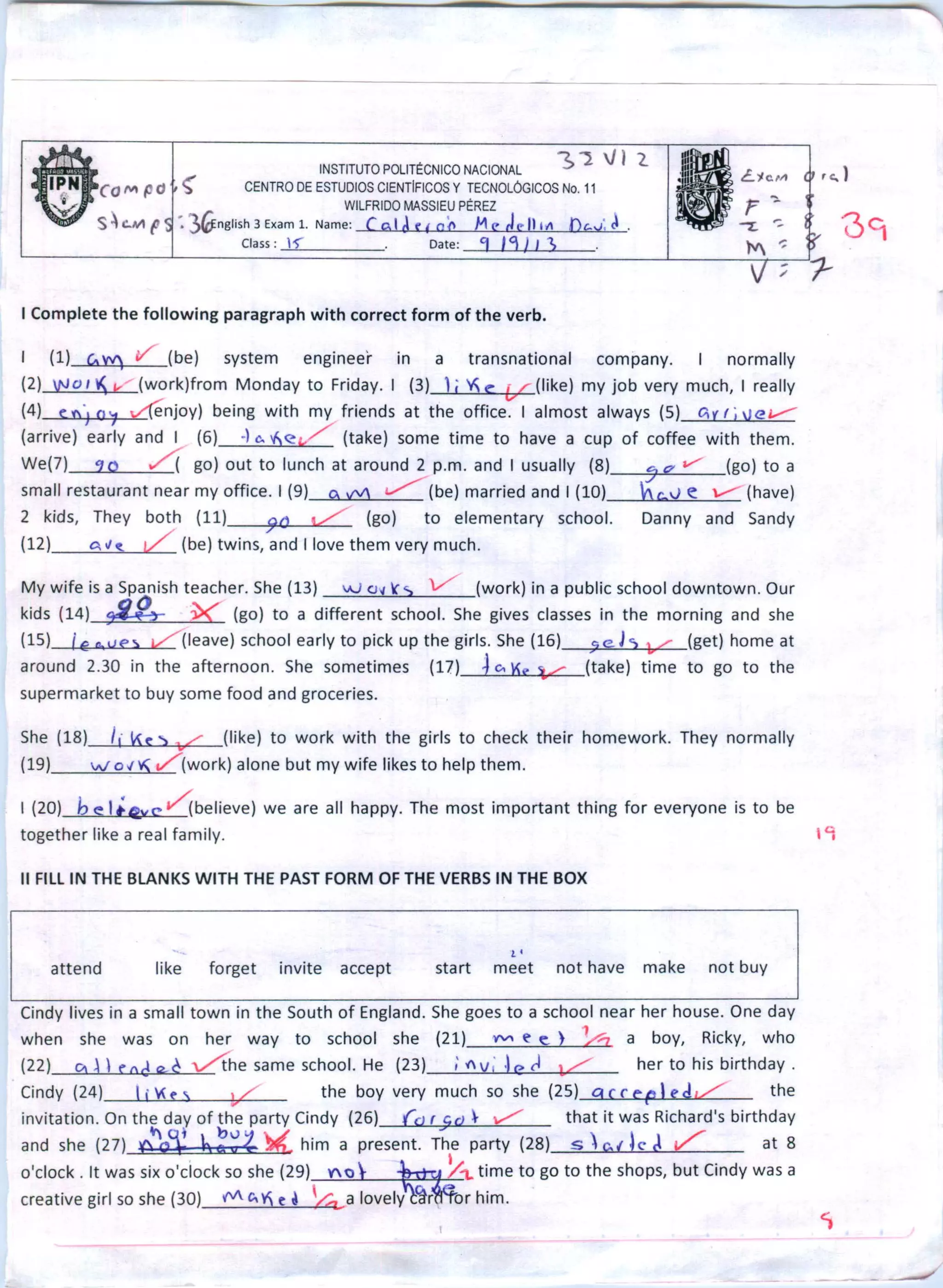 Evidence English III-Calderon Medellin David-3IV12 | PDF