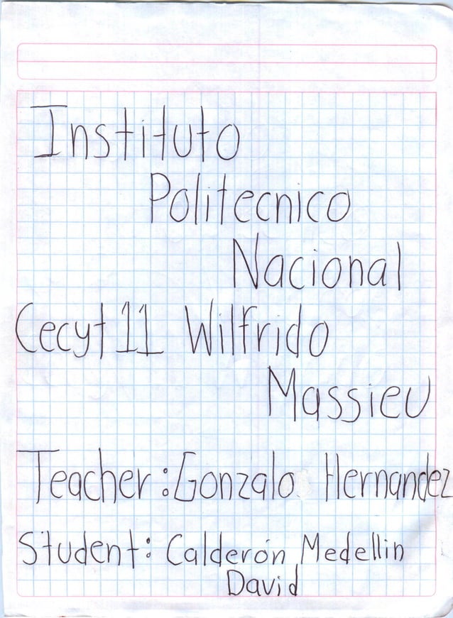 Evidence English III-Calderon Medellin David-3IV12 | PDF