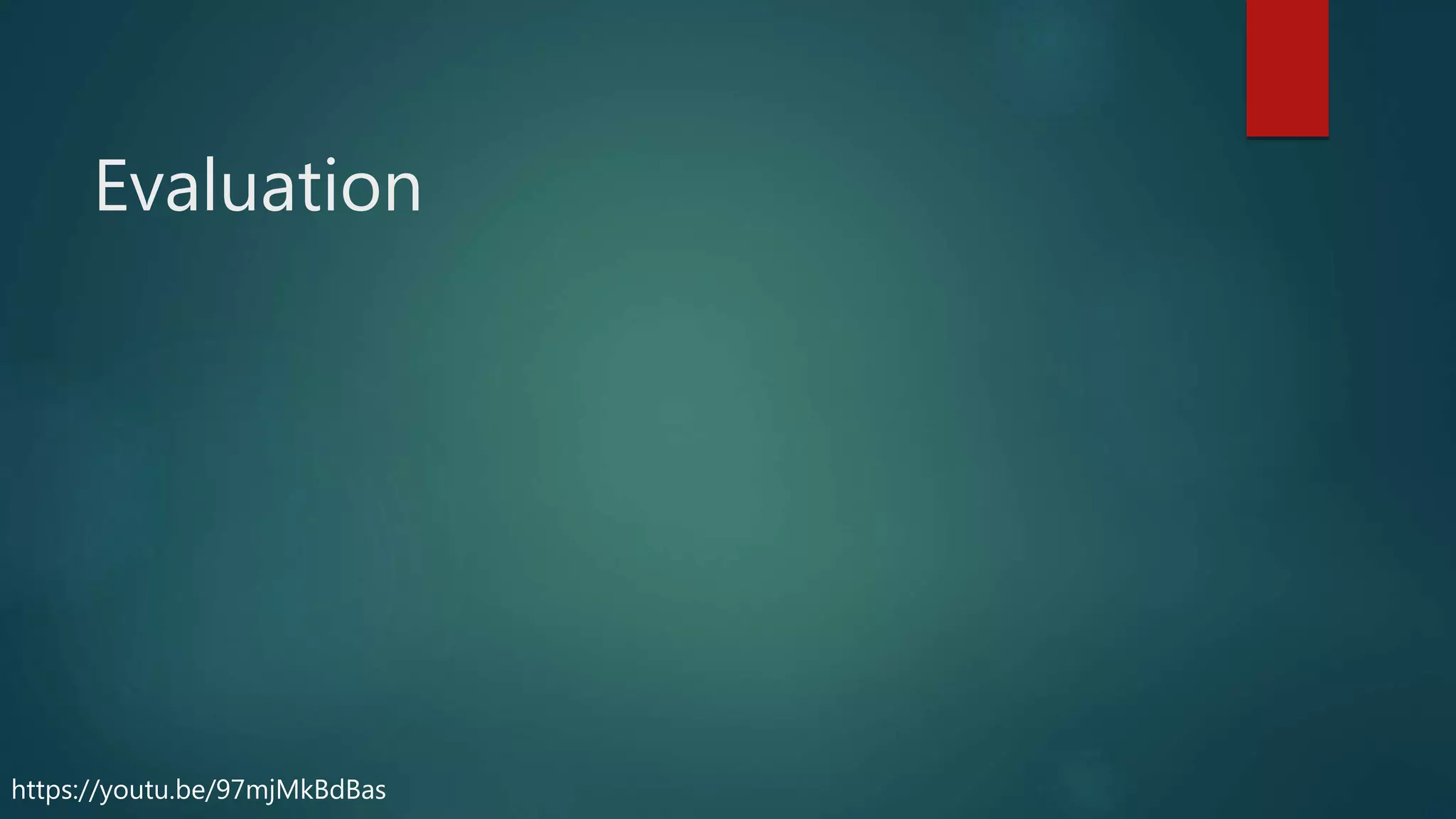 Evidence & evaluation | PPTX