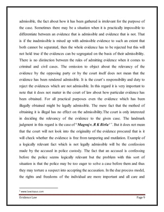 Evidence final | DOCX