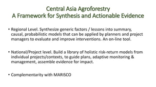 Improving Use of Evidence in Decision Making on Agroforestry ...