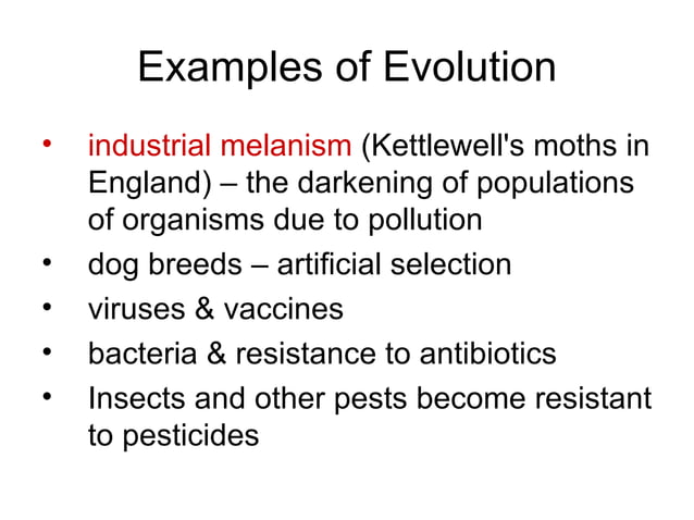 Evidence For Evolution | PPT