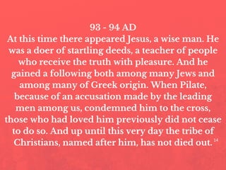 Evidence for Jesus Without the Bible | PDF