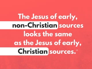 Evidence for Jesus Without the Bible | PDF