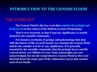 Evidence for the genesis flood | PDF
