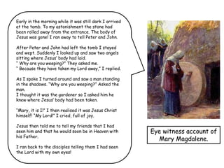 Evidence for the resurrection | PPT