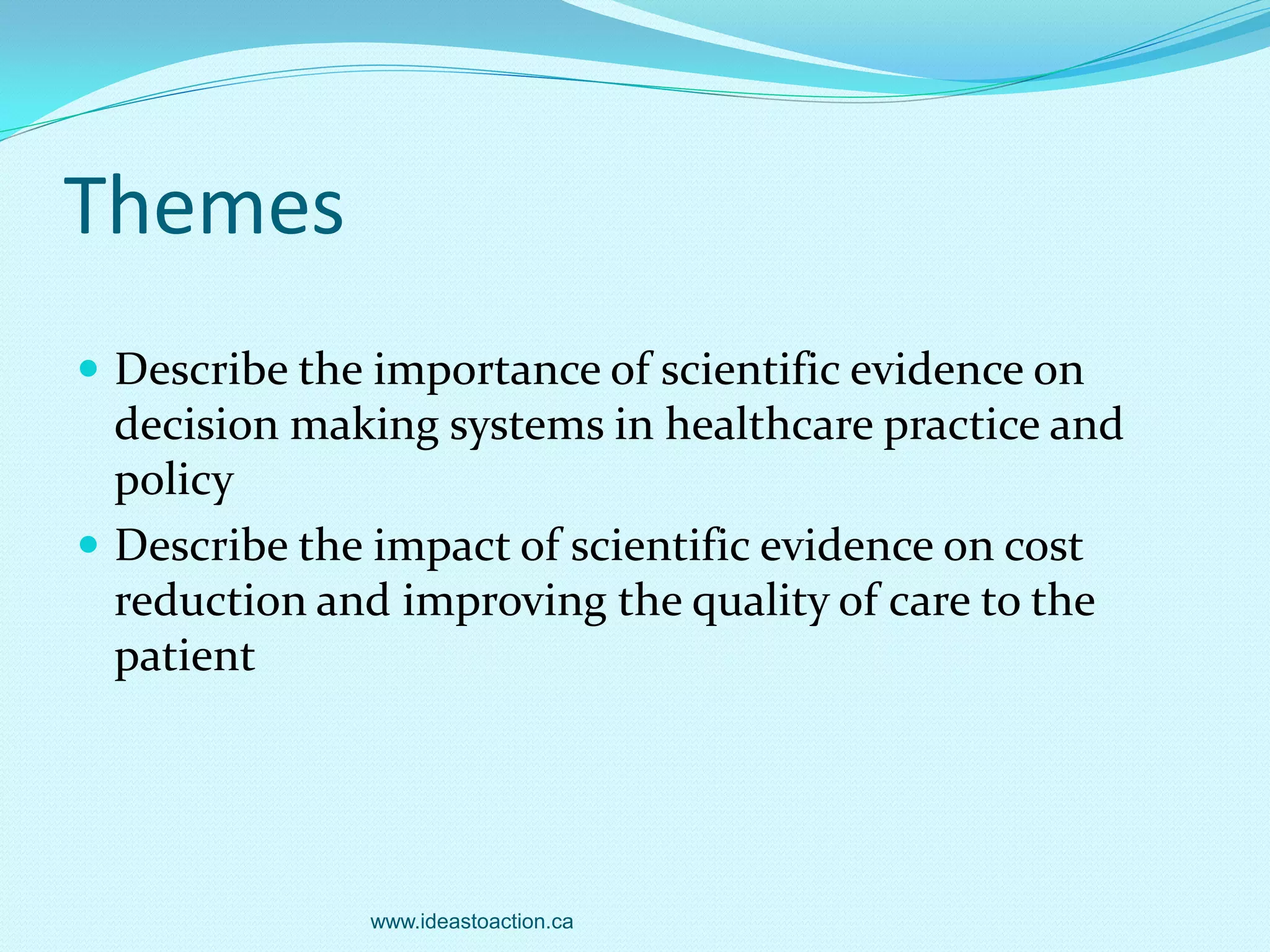 Evidence Informed Decision Making In Healthcare = Ihf | PDF