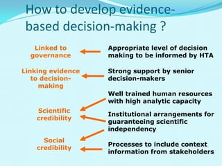 Evidence Informed Decision Making In Healthcare = Ihf | PDF