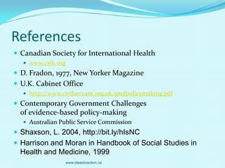 Evidence Informed Decision Making In Healthcare = Ihf | PPT