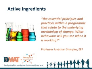 Evidence informed school r ed kent | PPTX