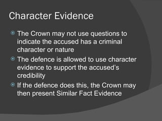Evidence In The Criminal Courts | PPT