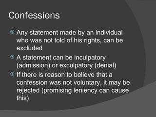 Evidence In The Criminal Courts | PPT | Law