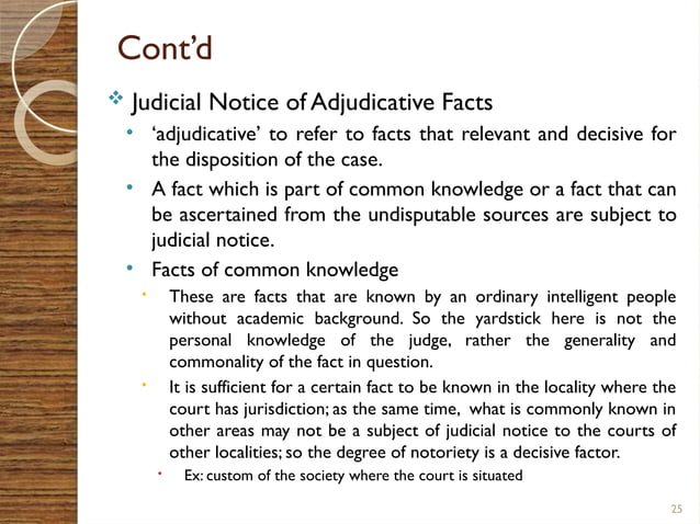 evidence law of ethiopian power point presentations | PPTX