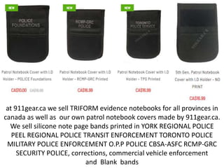 Evidence Law Notebook Canada | PPTX