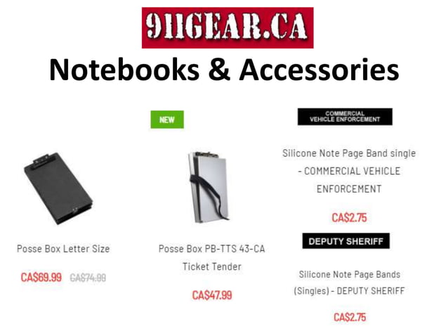 Evidence Law Notebook Canada | PPTX