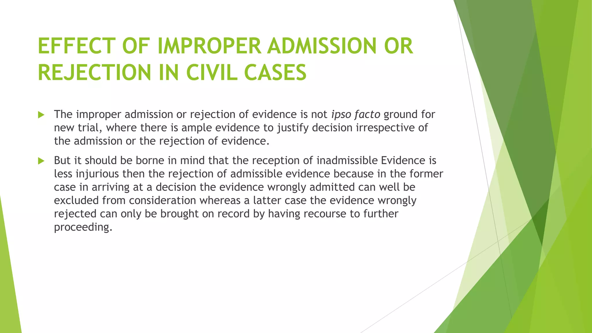 Evidence Law Presentation 2nd pptx Evidence Law Presentation 2nd pptx