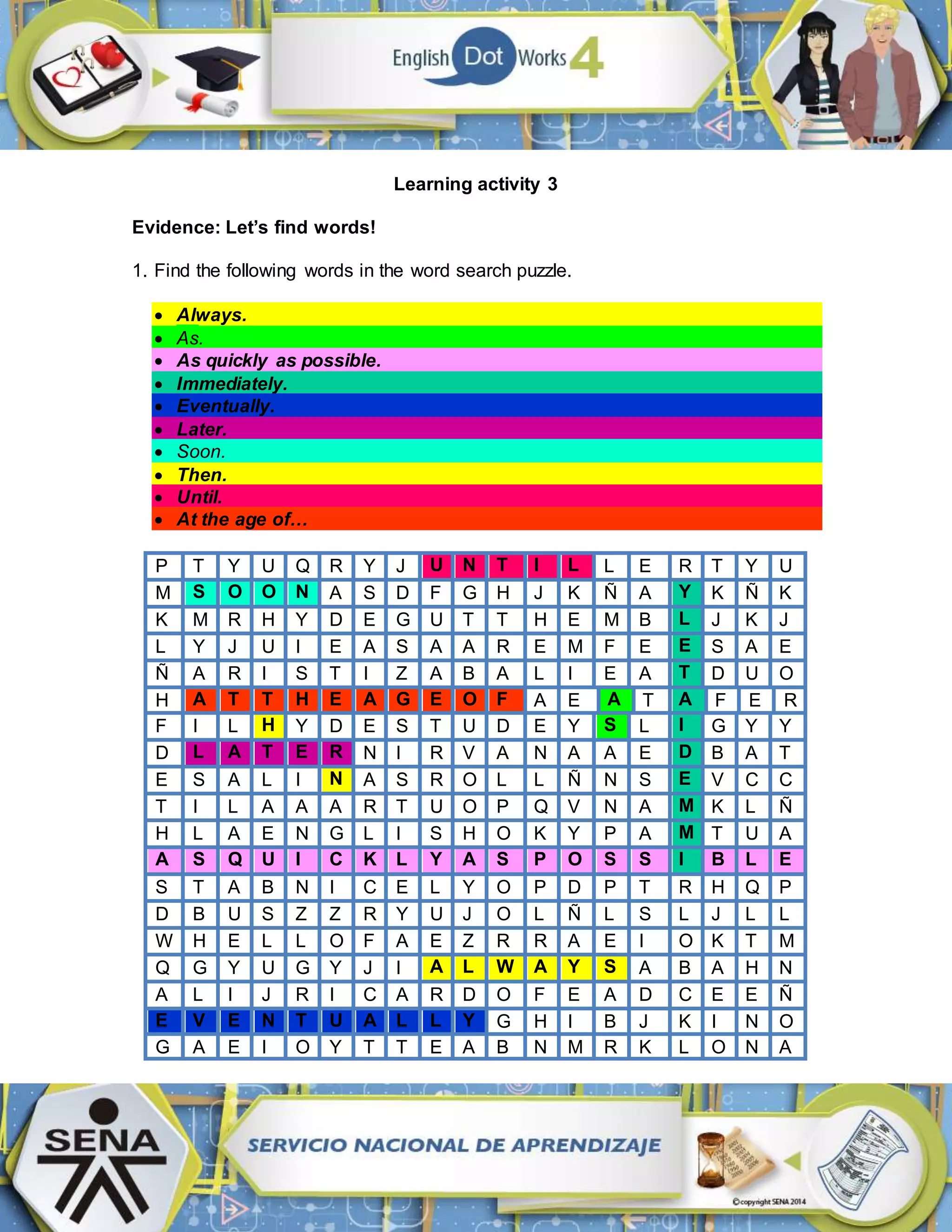 Evidence let's find_words | DOC