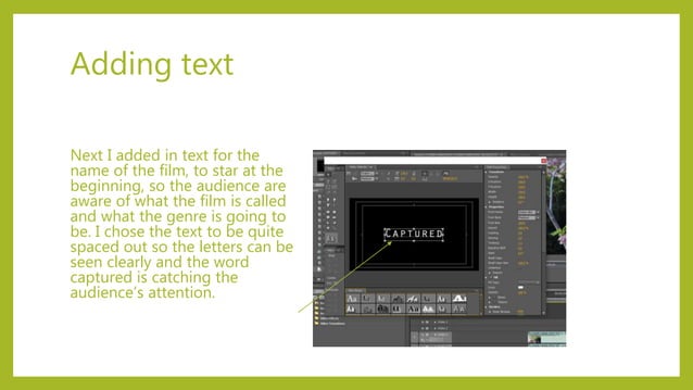 EVIDENCE OF EDITING PROCESS | PPT