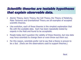 Evidence of evol2 | PPT | Geology | Science