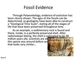 Evidence of evolution | PPTX