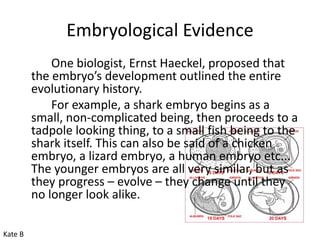 Evidence of evolution | PPTX