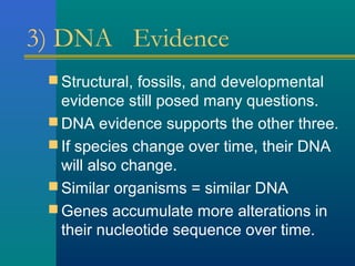 Evidence of evolution | PPT