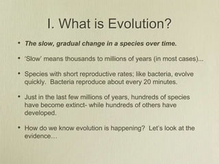 evidenceofevolution-ppt1.pptsuper duper easy | PPT