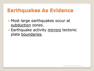 Evidence of Plate Tectonic Processes | PPTX