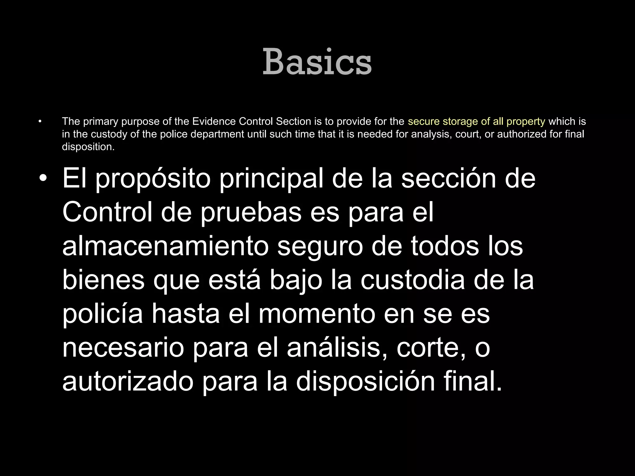 Evidence packaging guidelines | PPT